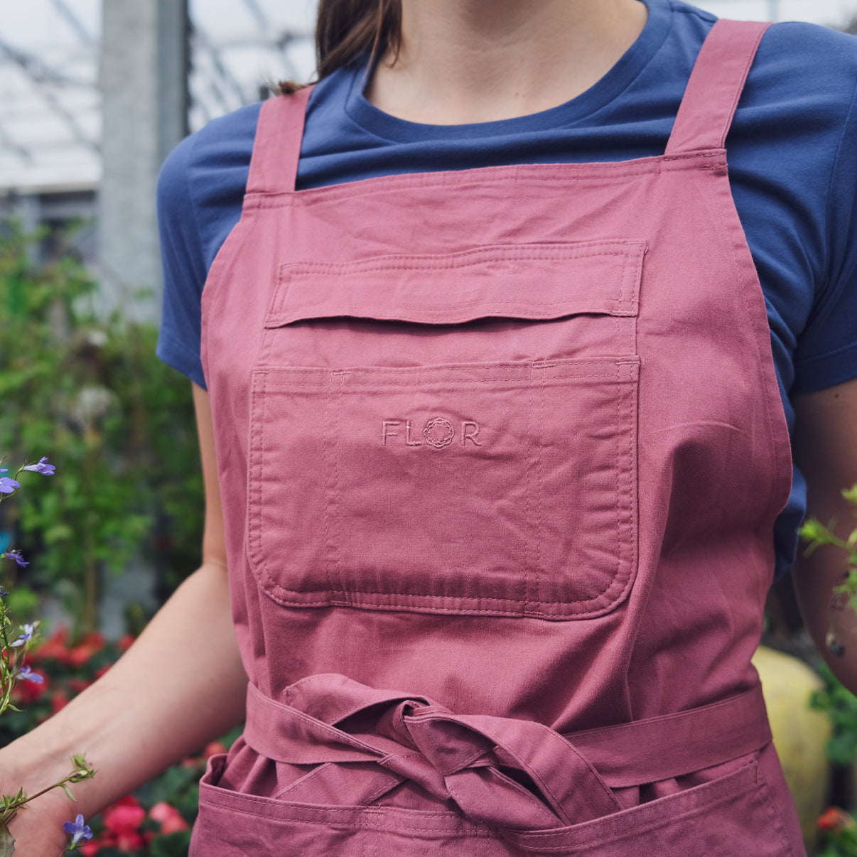 Hage forkle - lang modell – Flor