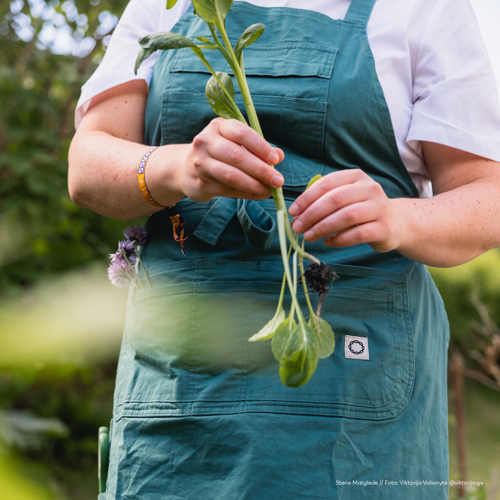 Hage forkle - lang modell – Flor